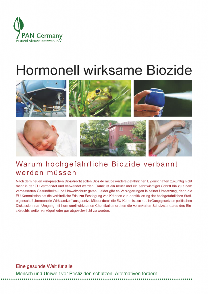 Hormonell wirksame Biozide - Warum hochgefährliche Biozide verbannt ...